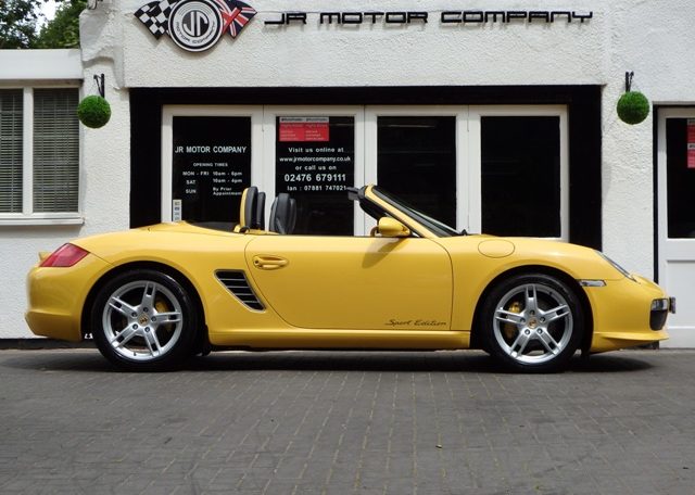 PORSCHE BOXSTER 2.7 SPORT EDITION - JR Motor Company | Independent ...